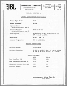 JBL - 4333B - Engineering Design Specification.pdf